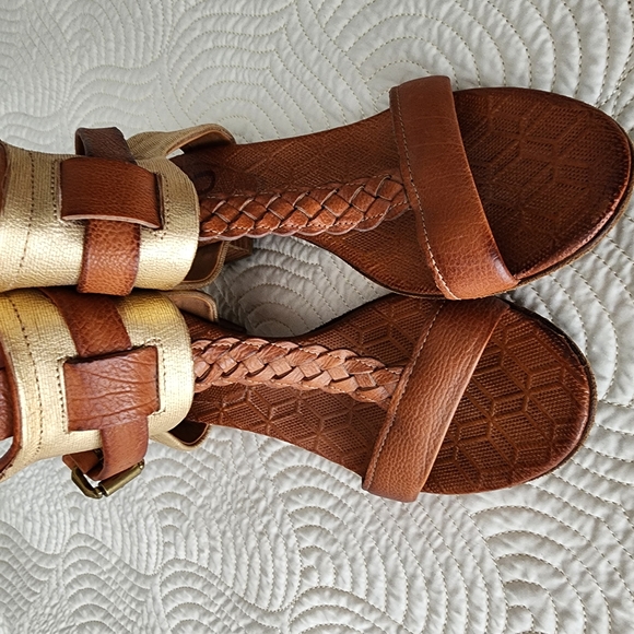 A.S.98 | Shoes | Brown And Tan Womens Sandals | Poshmark